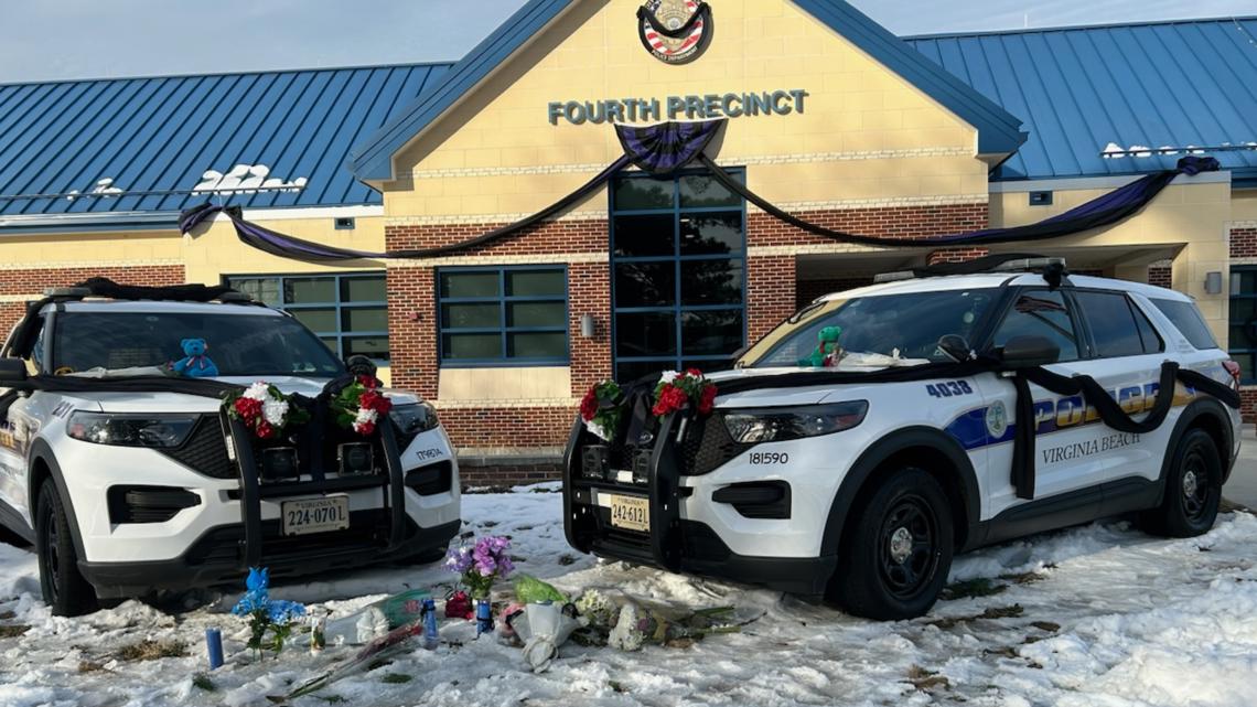 Memorial grows for Virginia Beach officers Girvin, Reese killed in line ...
