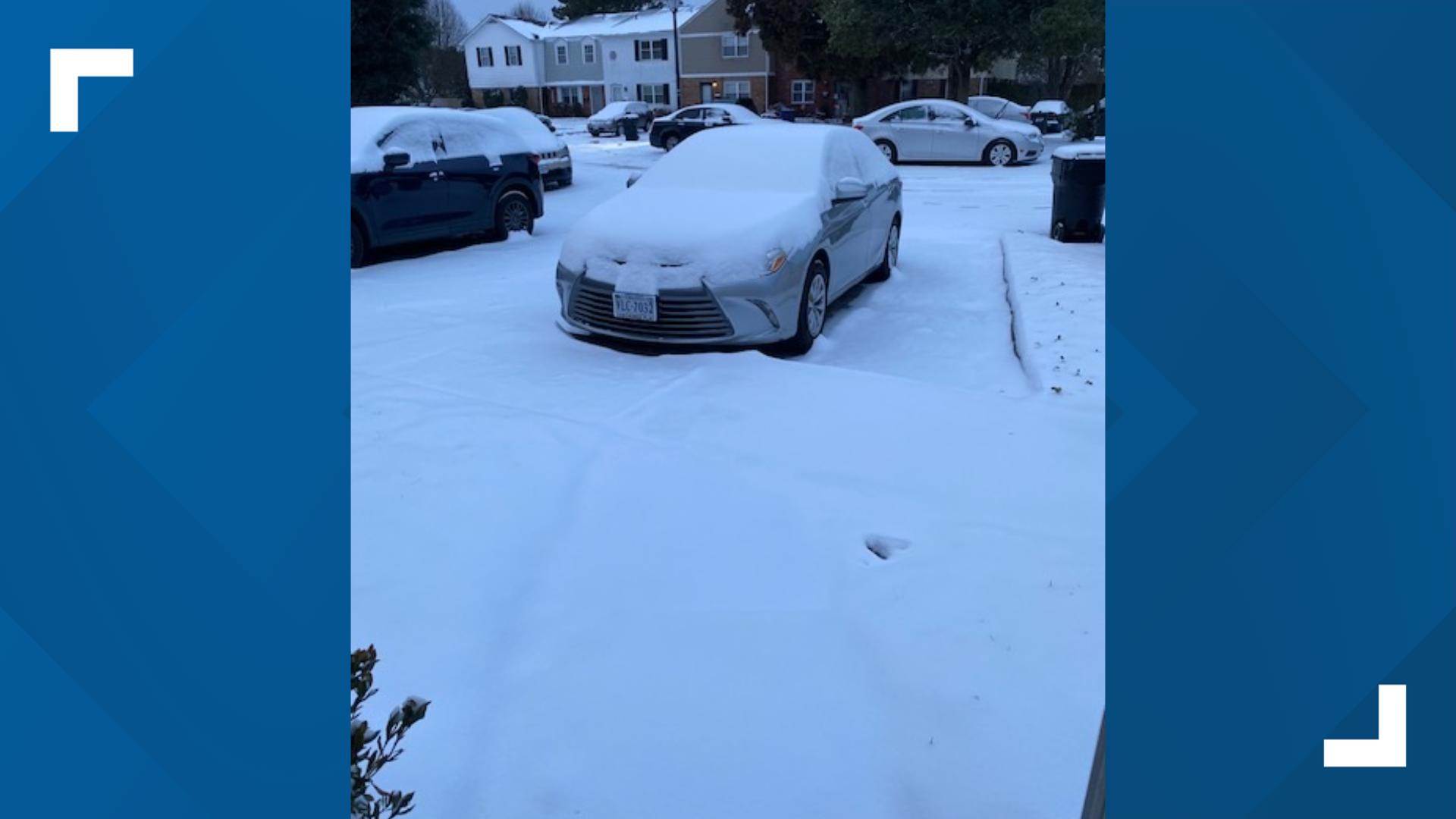 PHOTOS: Snow blankets coastal Virginia and North Carolina | 13newsnow.com