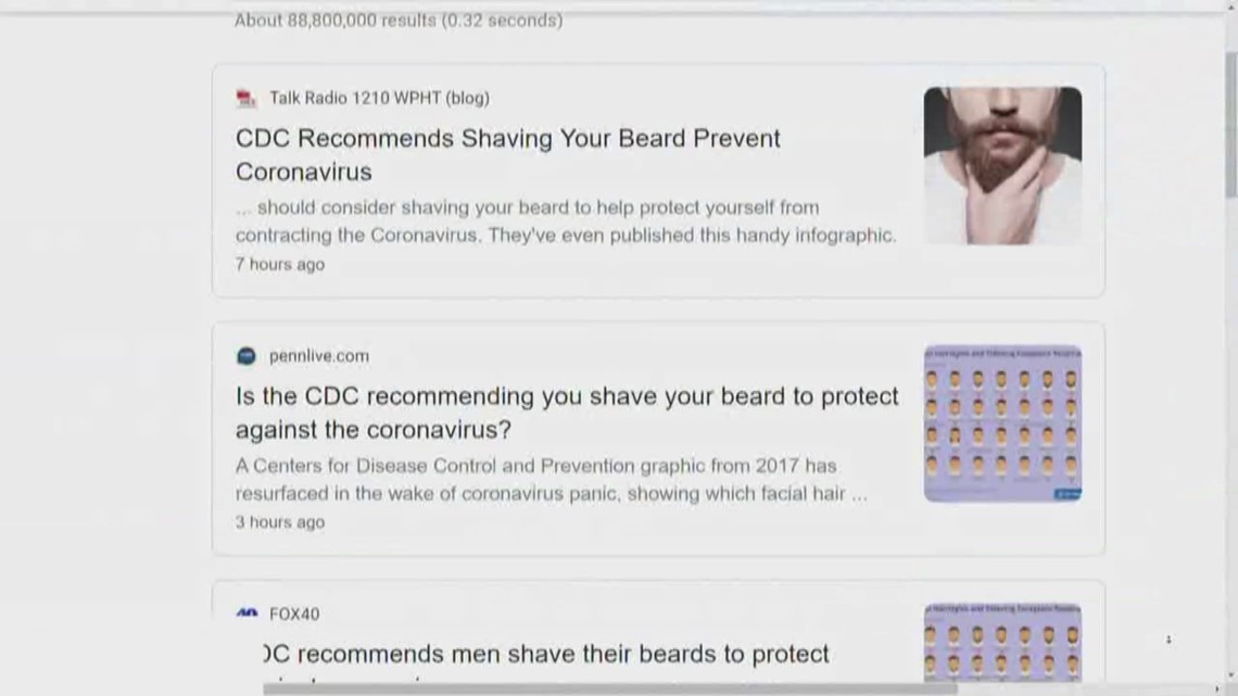 VERIFY: CDC did not recommend shaving beards to protect against ...