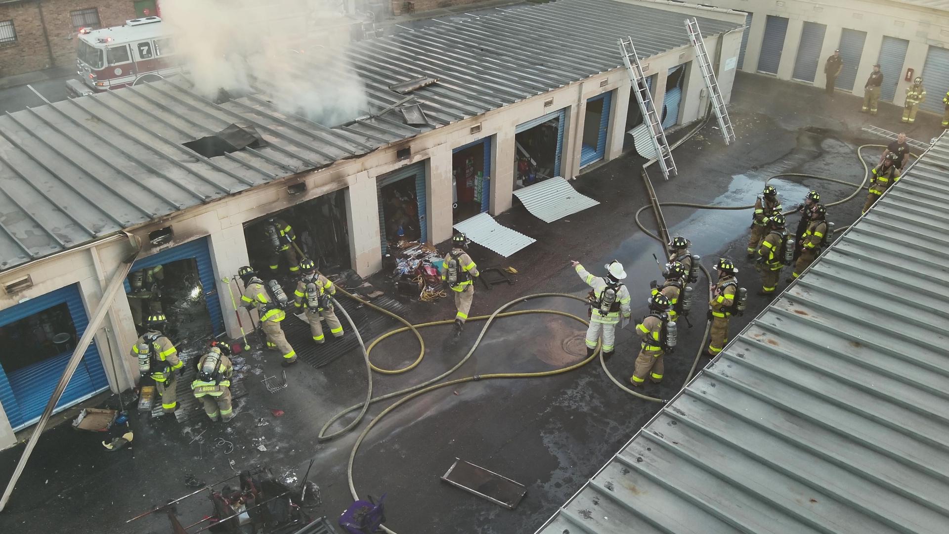Several storage units catch fire in Virginia Beach | 13newsnow.com