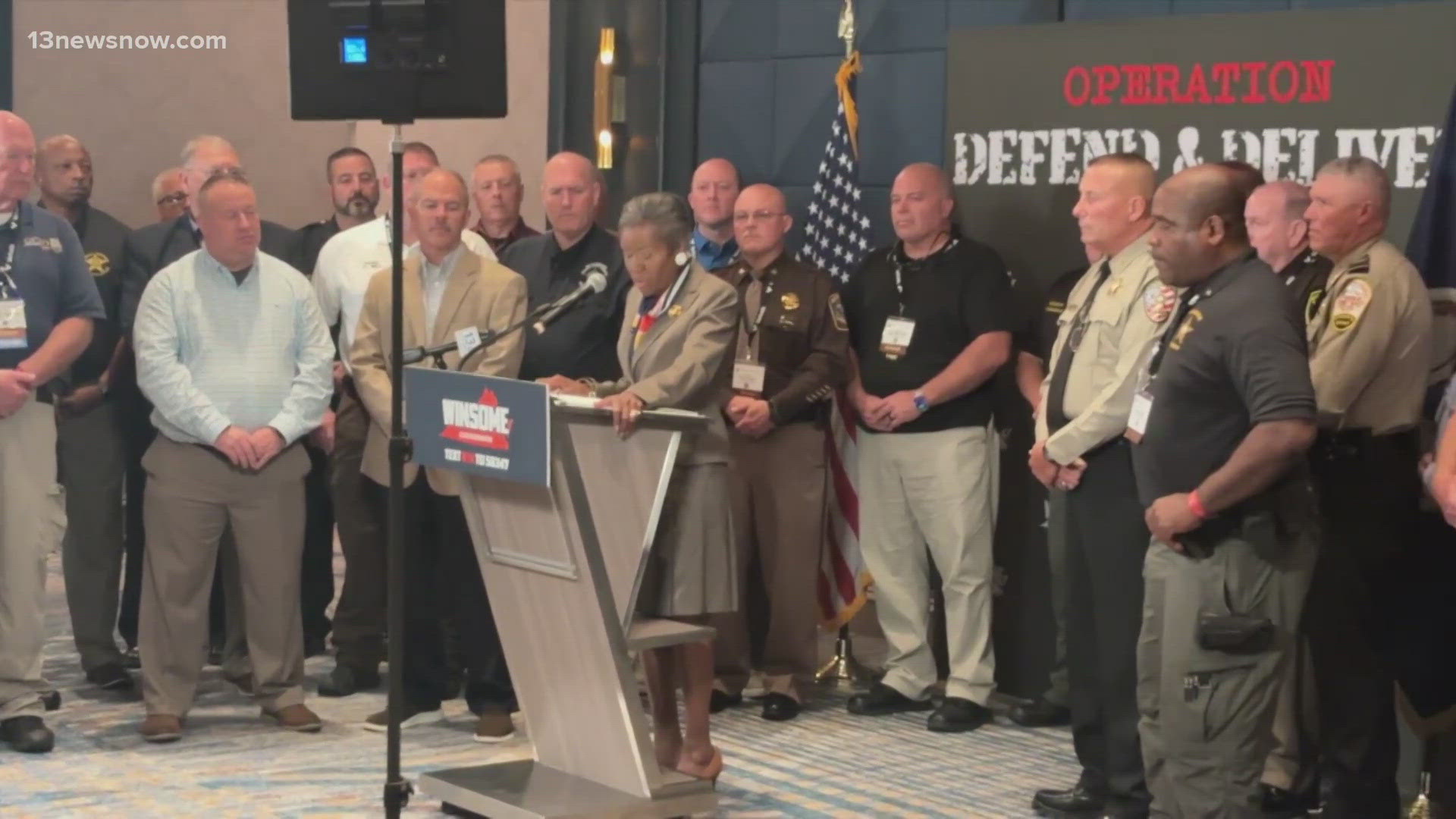 Gubernatorial candidates meet with sheriffs ahead of early voting ...
