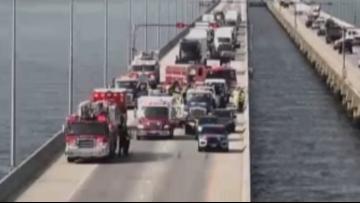 Crash on I-664 northbound at Monitor Memorial Merrimac Bridge Tunnel ...