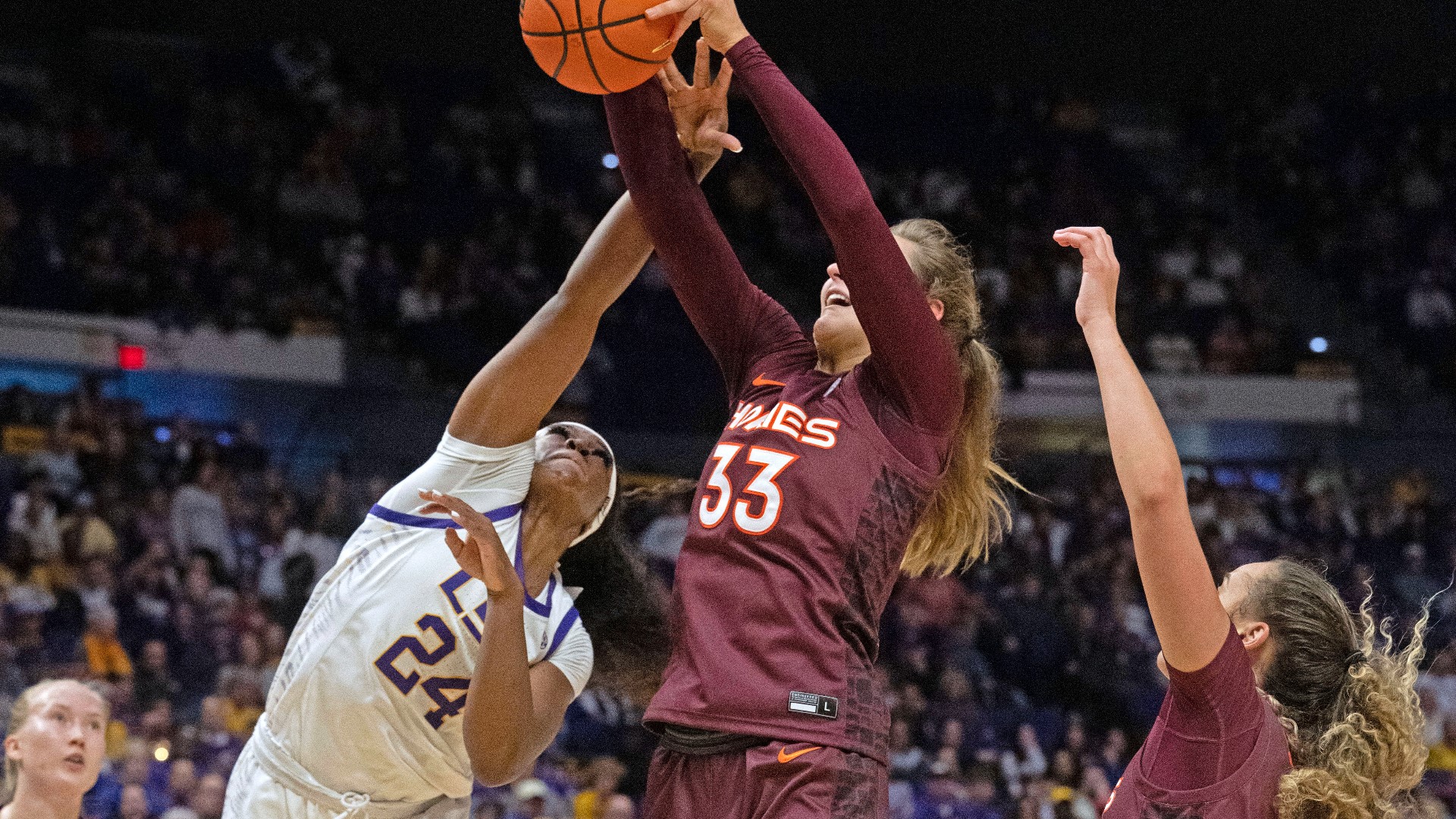 Reese has 19 points, 9 rebounds in her return, #7 LSU tops #9 Va. Tech ...