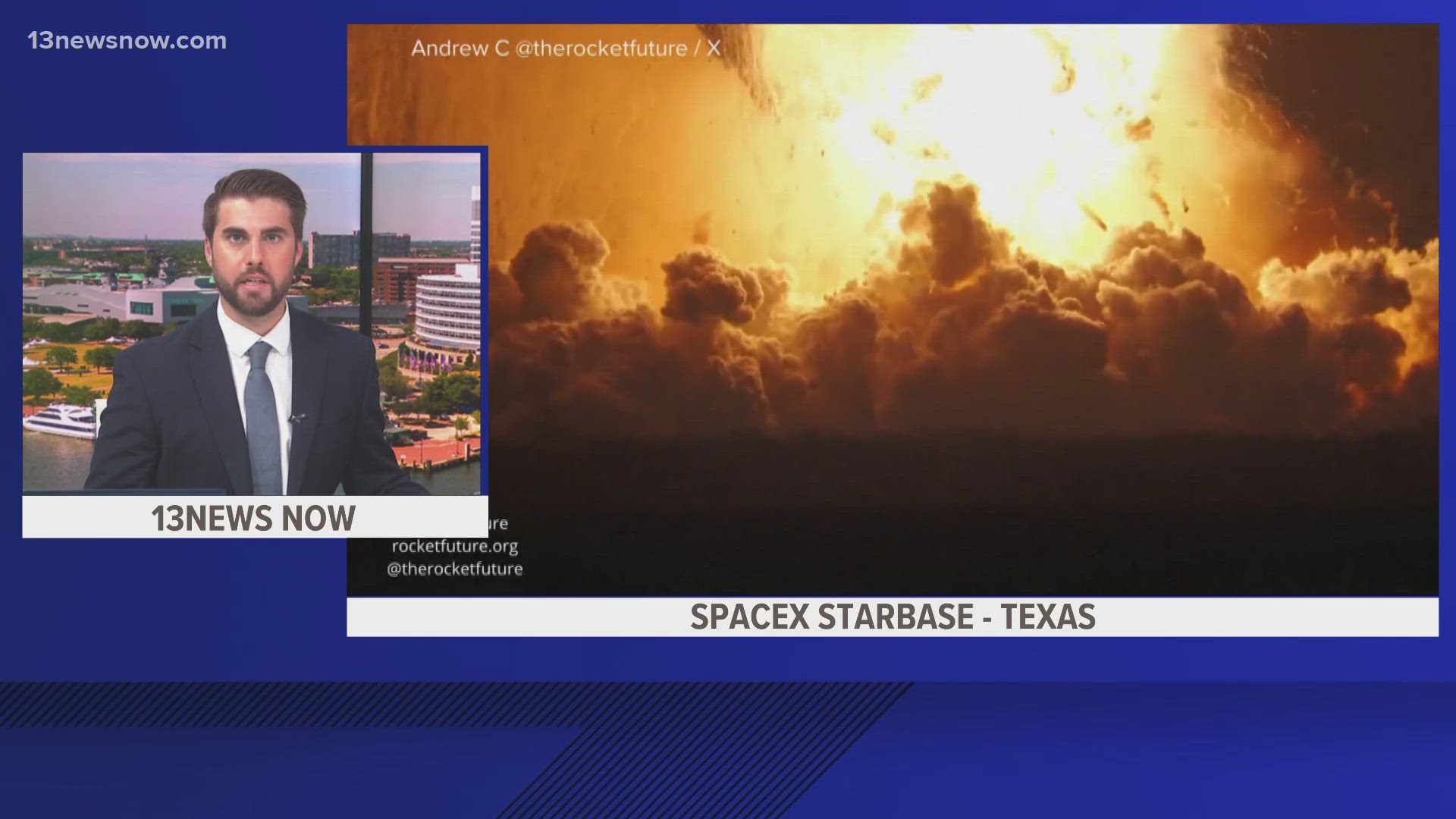 Video shows SpaceX explosion in Texas | 13newsnow.com