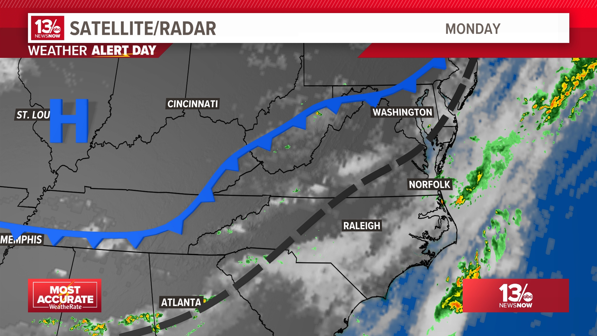 Hampton Roads' heat expected to move out as cold front comes in ...