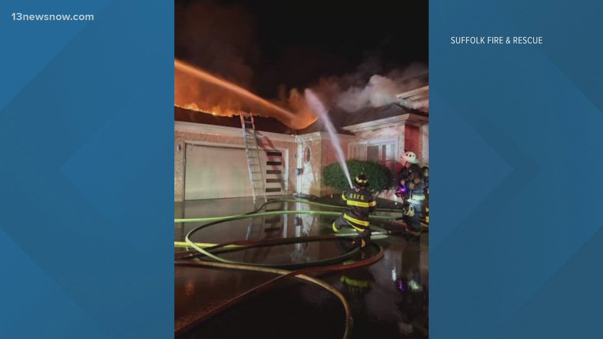 Lightning strike sparks house fire in Smithfield | 13newsnow.com