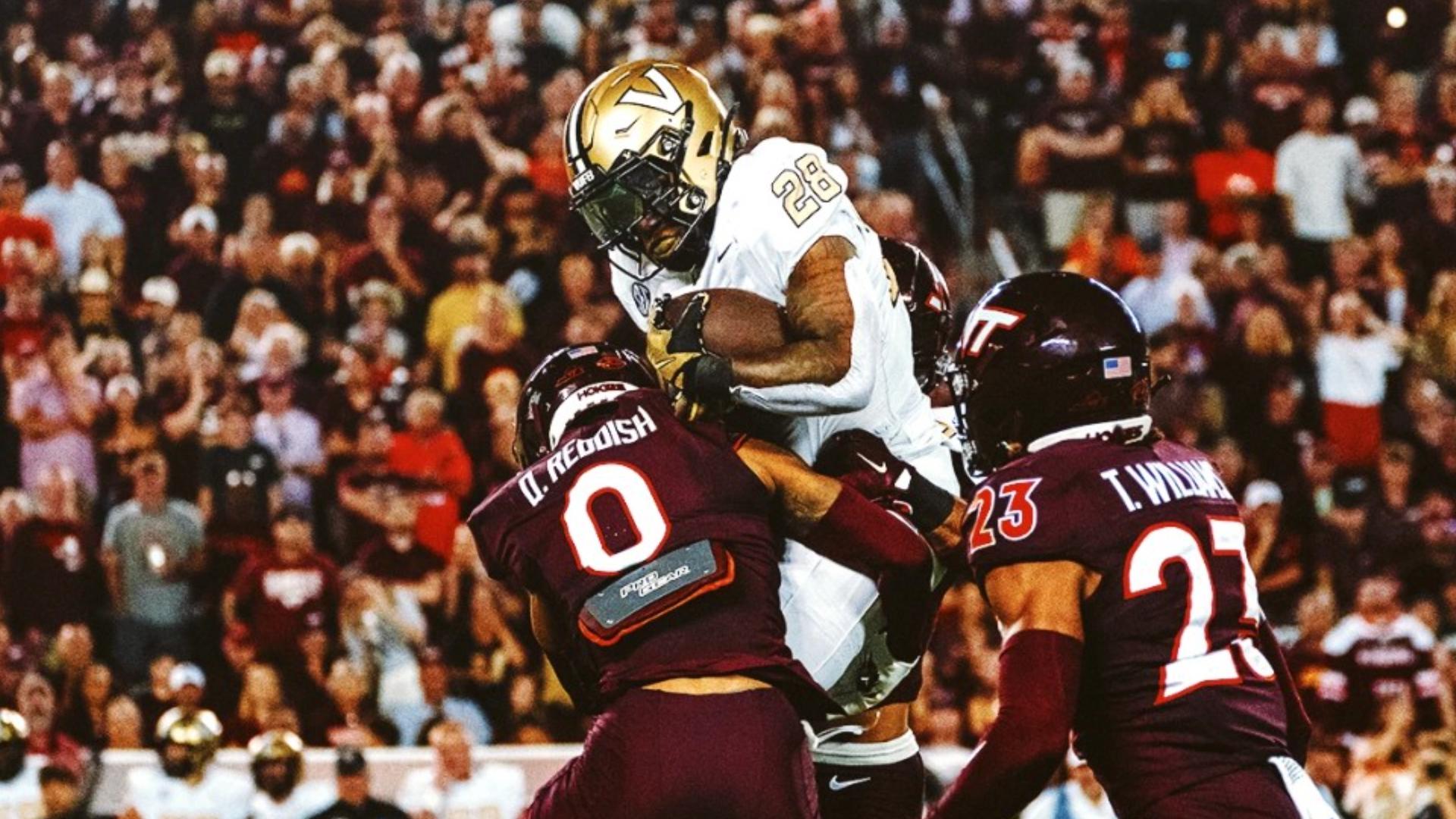 Hokies fall to 0-2 after second-half collapse against Vanderbilt ...