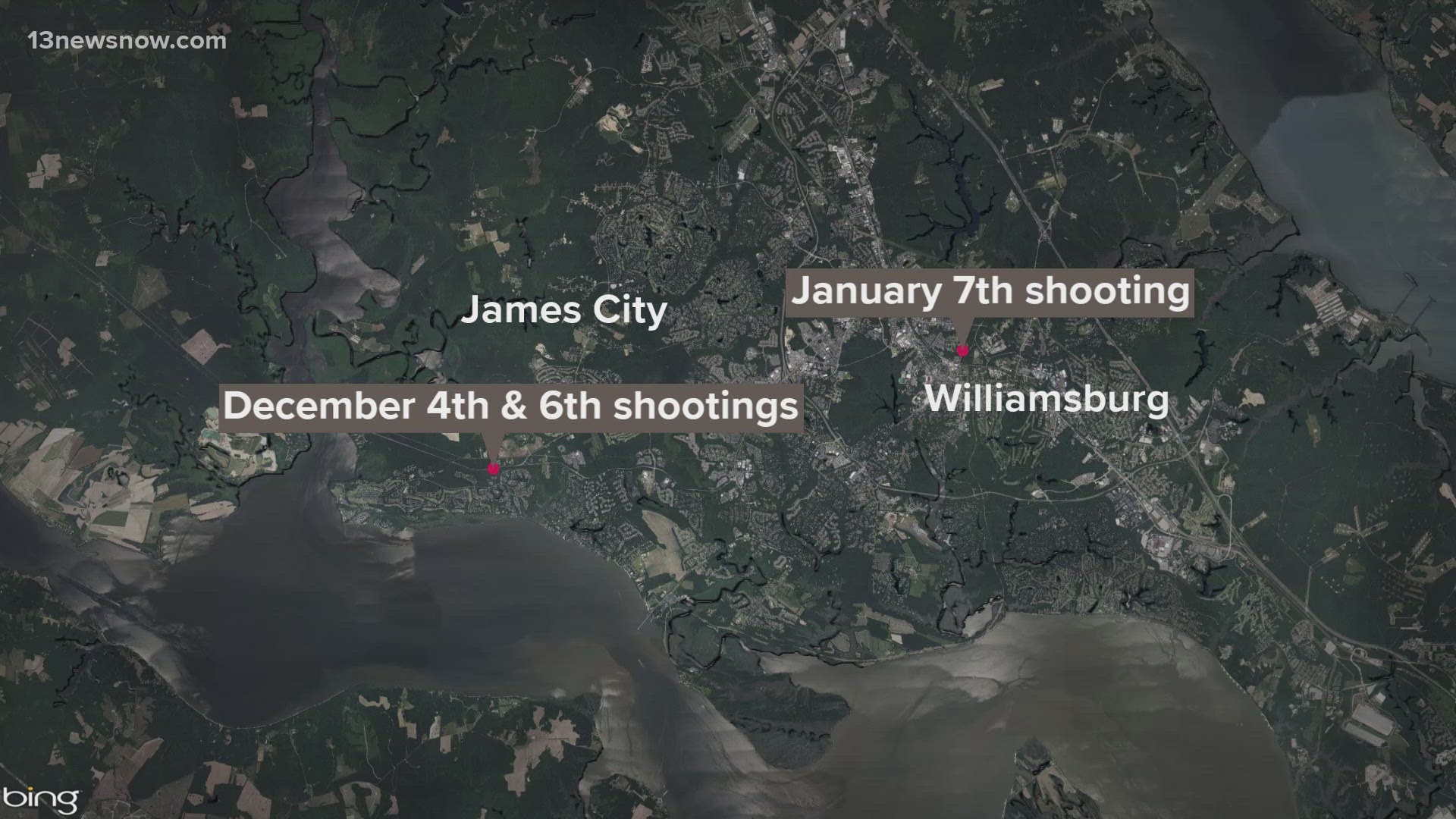 18-year-old in custody after shooting into homes in Williamsburg, James ...