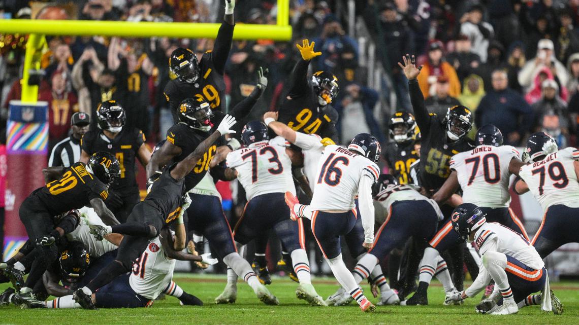 No Hail Mary magic this time and Moody’s last-play kick lifts the Bears ...