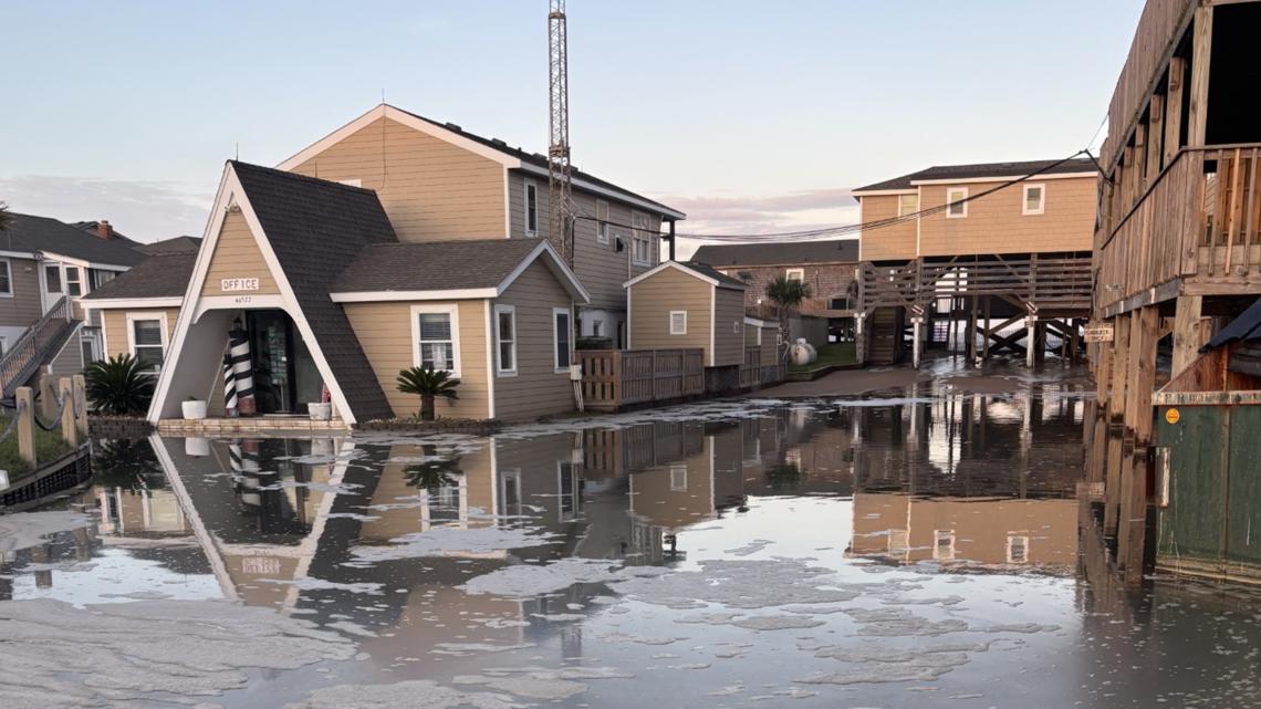 Hurricane Erin slams Buxton with overwash, damages motels and threatens ...