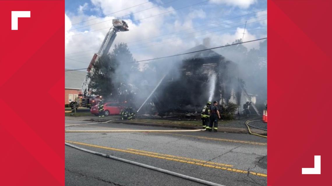 Suffolk Fire and Rescue respond to house fire on Holland Avenue ...