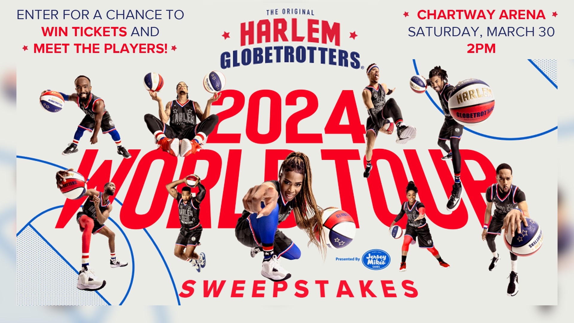 Harlem Globetrotters 2024 Sweepstakes | 13newsnow.com