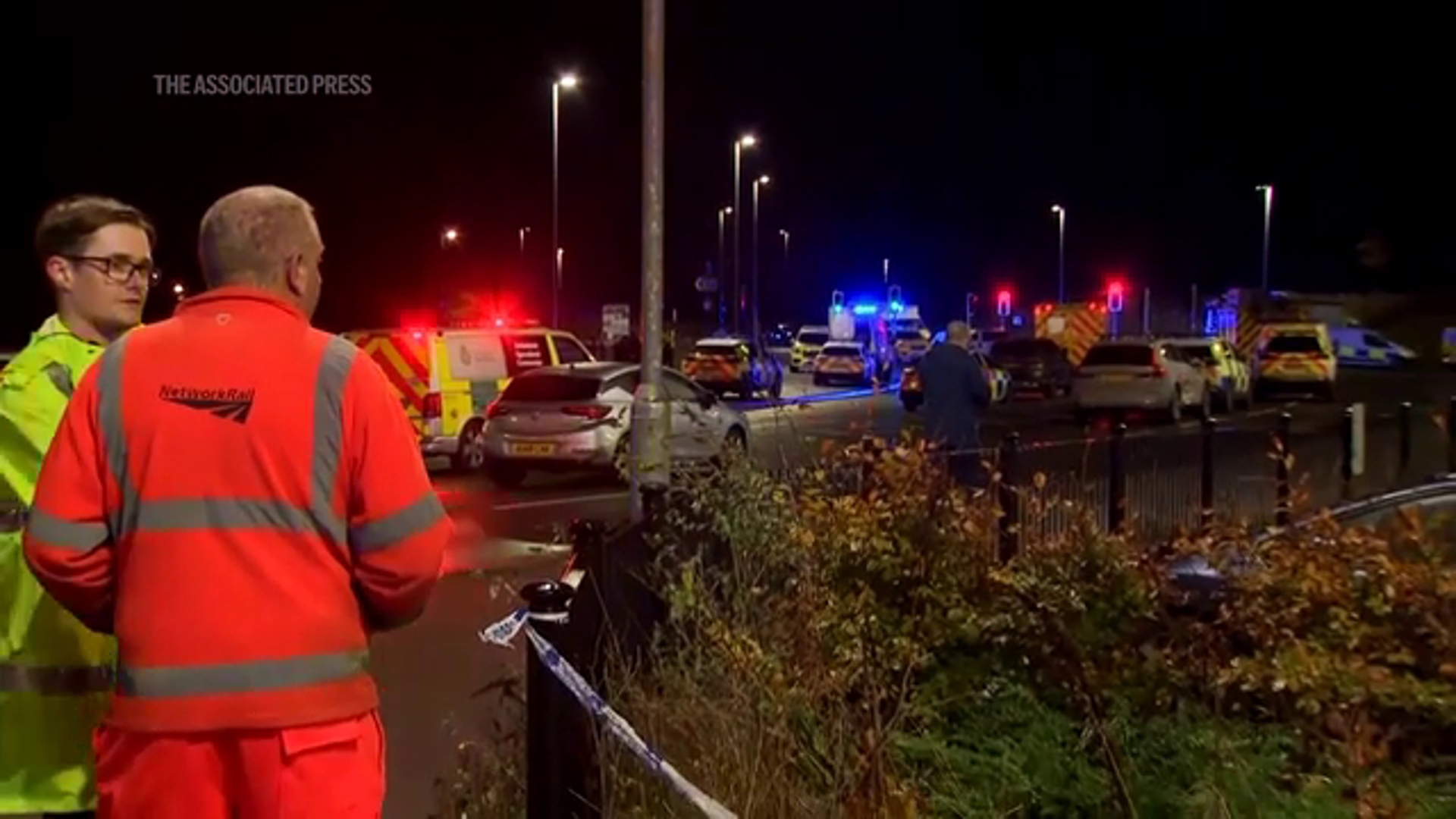 UK police release 1 of 2 men arrested over train stabbings and laud ...