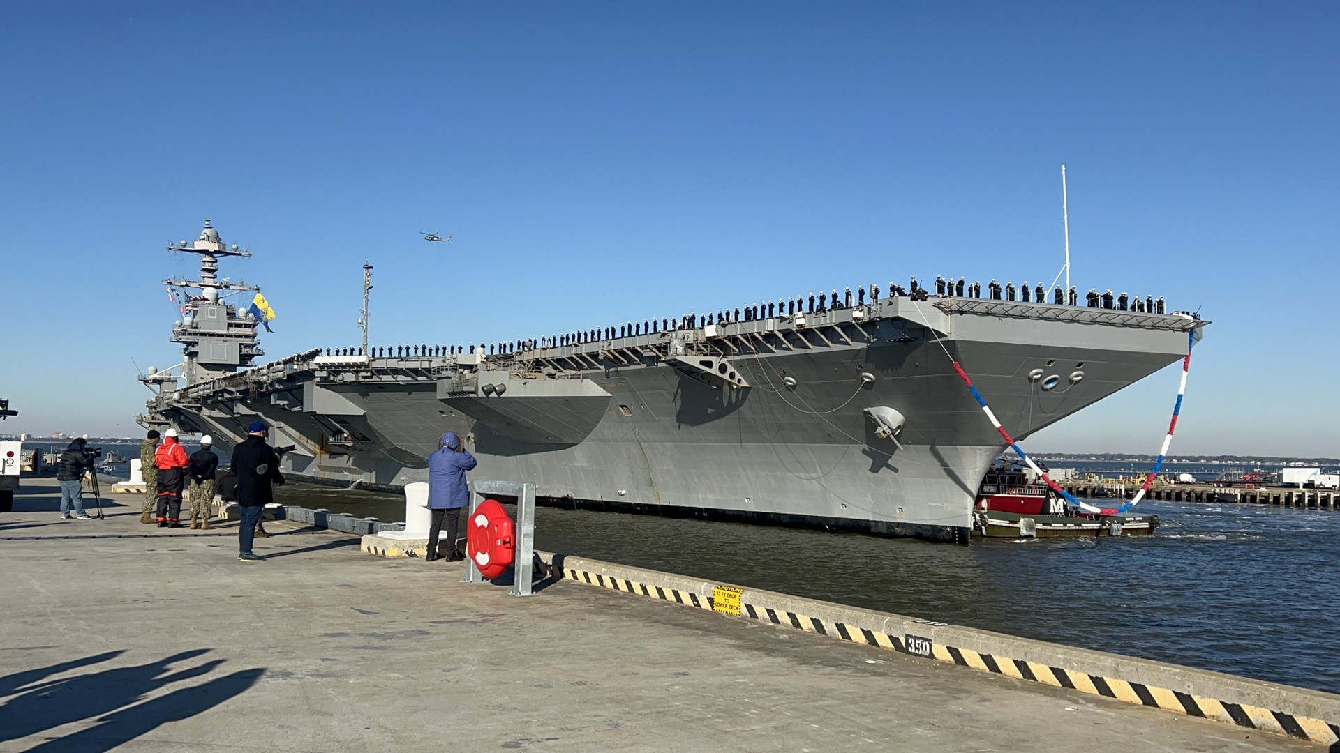 USS Gerald R. Ford returns home, completing 1st deployment | 13newsnow.com
