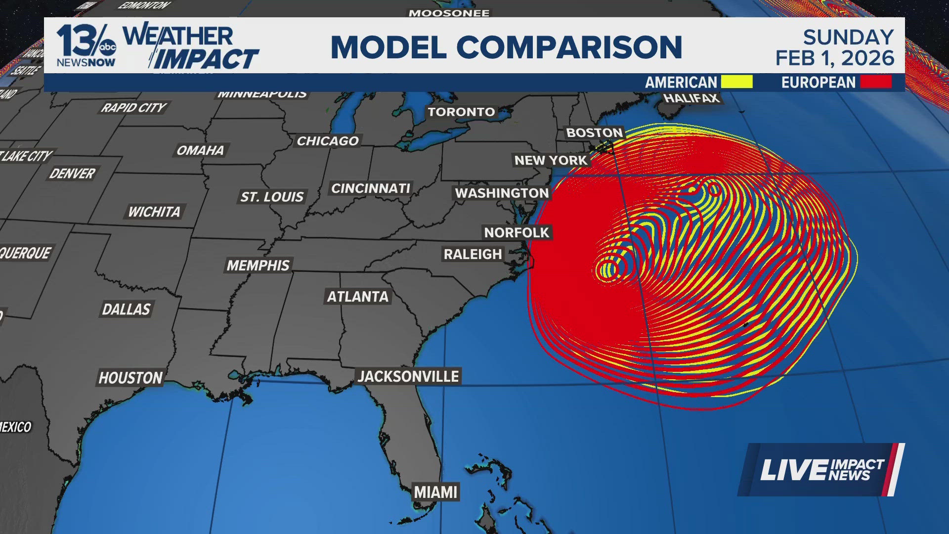 Weather Impact Alert issued as coastal storm threatens snow, wind, and ...