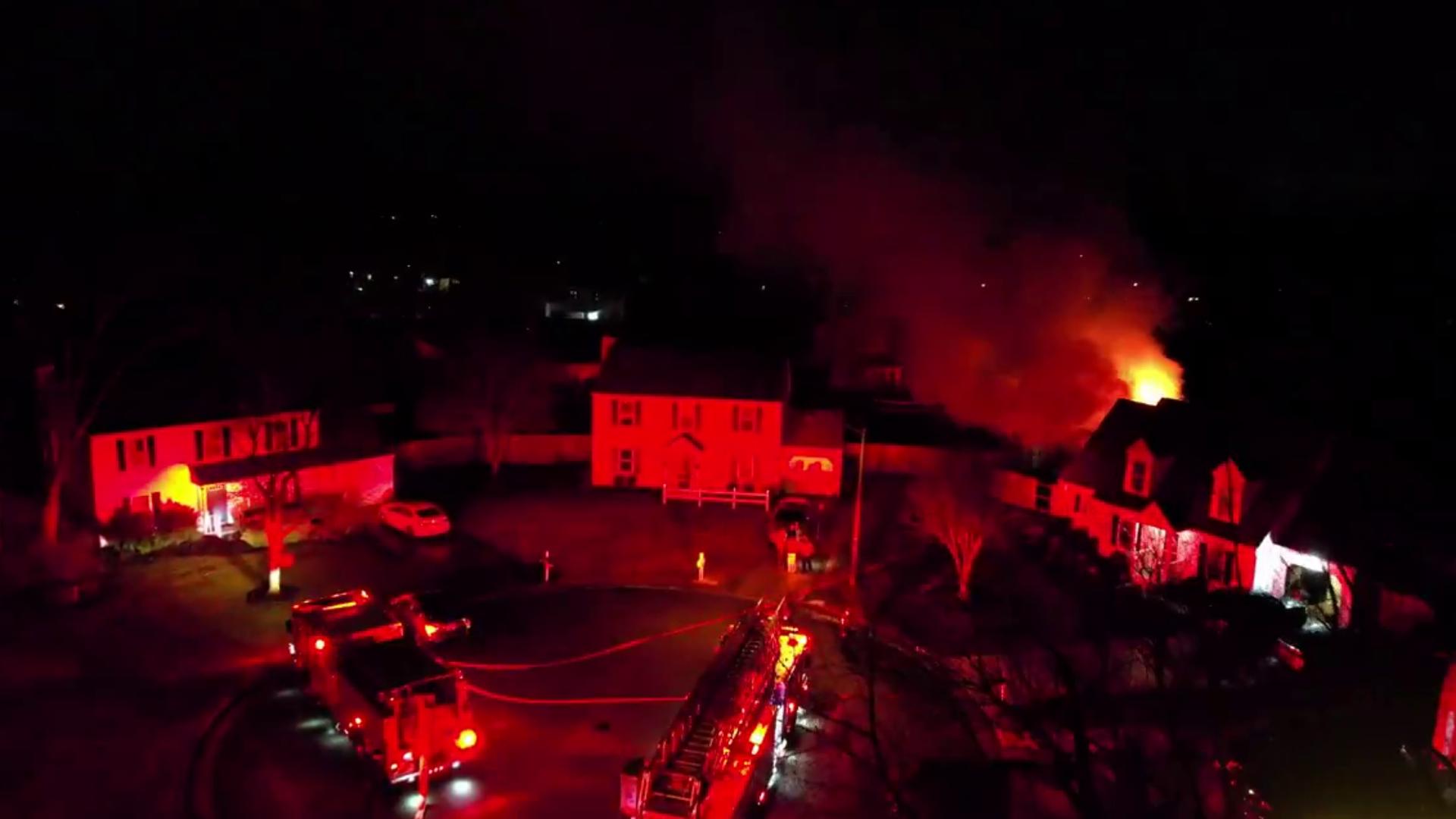 Fire erupts in detached structure in Virginia Beach; firefighter ...