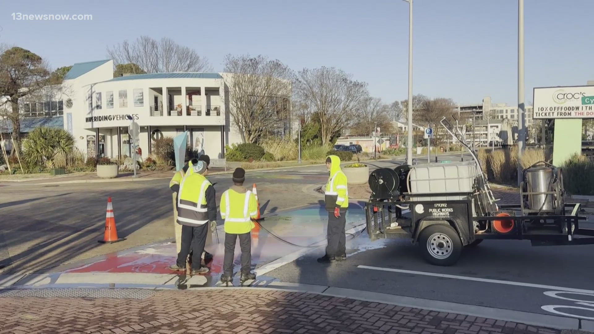 Police investigating homophobic vandalism in Virginia Beach | 13newsnow.com