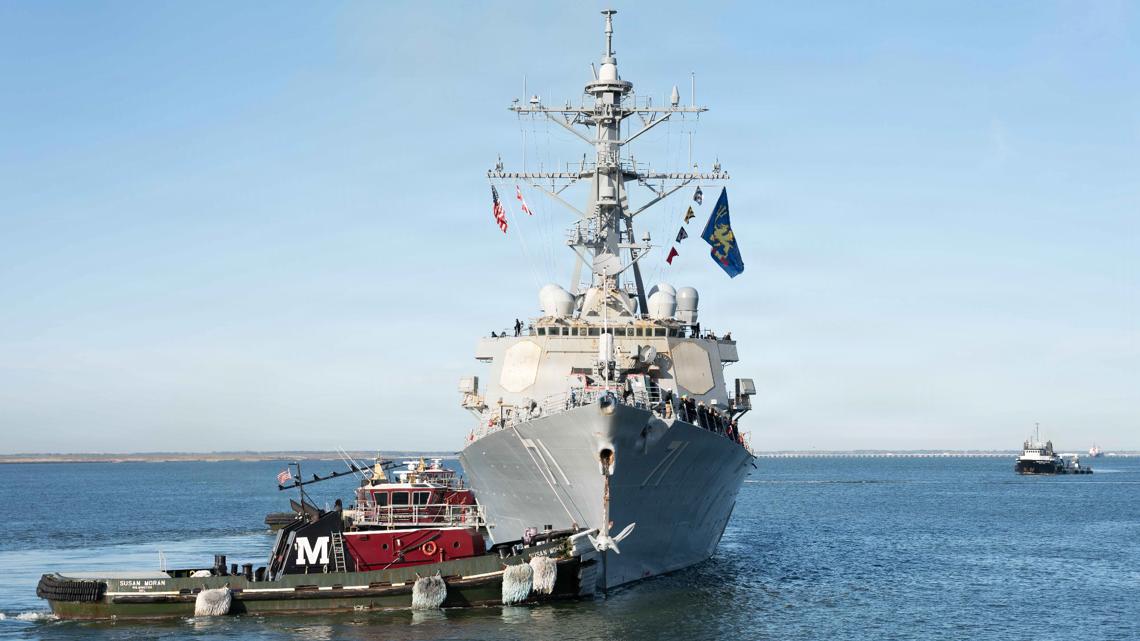 USS Ross leaves Norfolk for deployment | 13newsnow.com