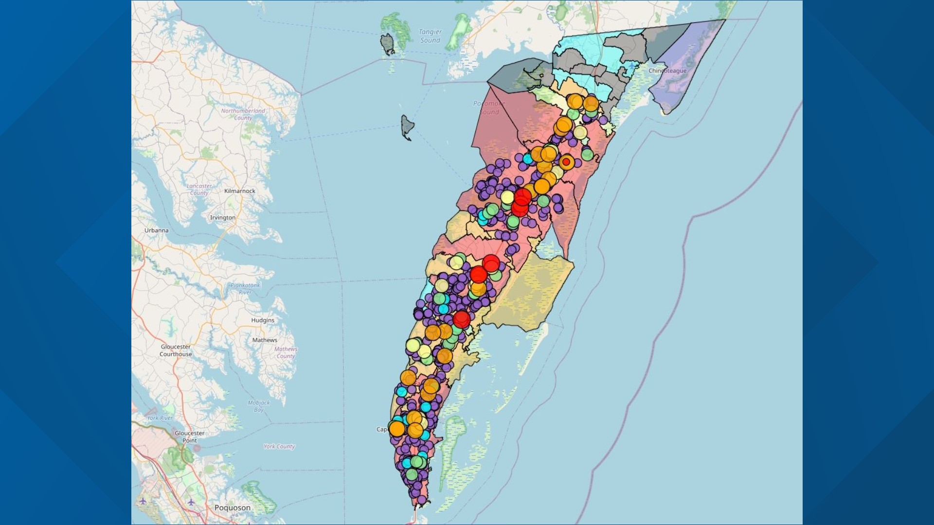 Major power outage on Virginia Eastern Shore | 13newsnow.com