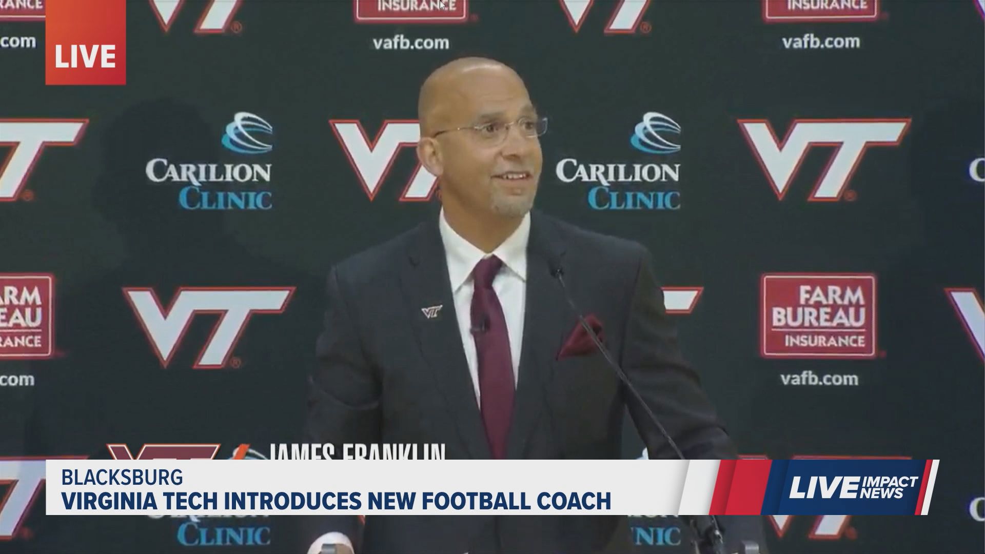 James Franklin hired as Virginia Tech's coach, just over a month after ...