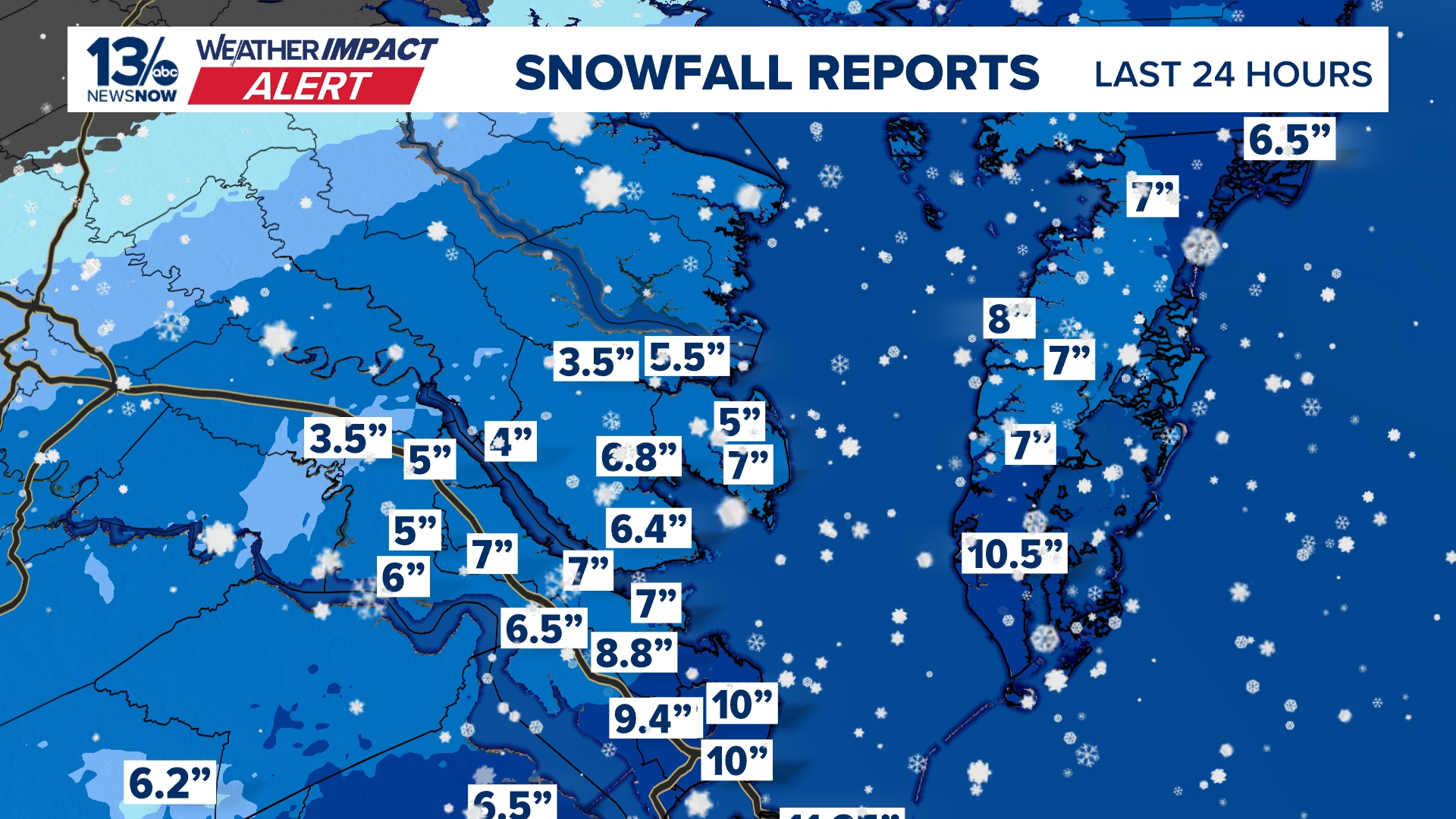 Snow totals: How much snow fell in Virginia, North Carolina | 13newsnow.com