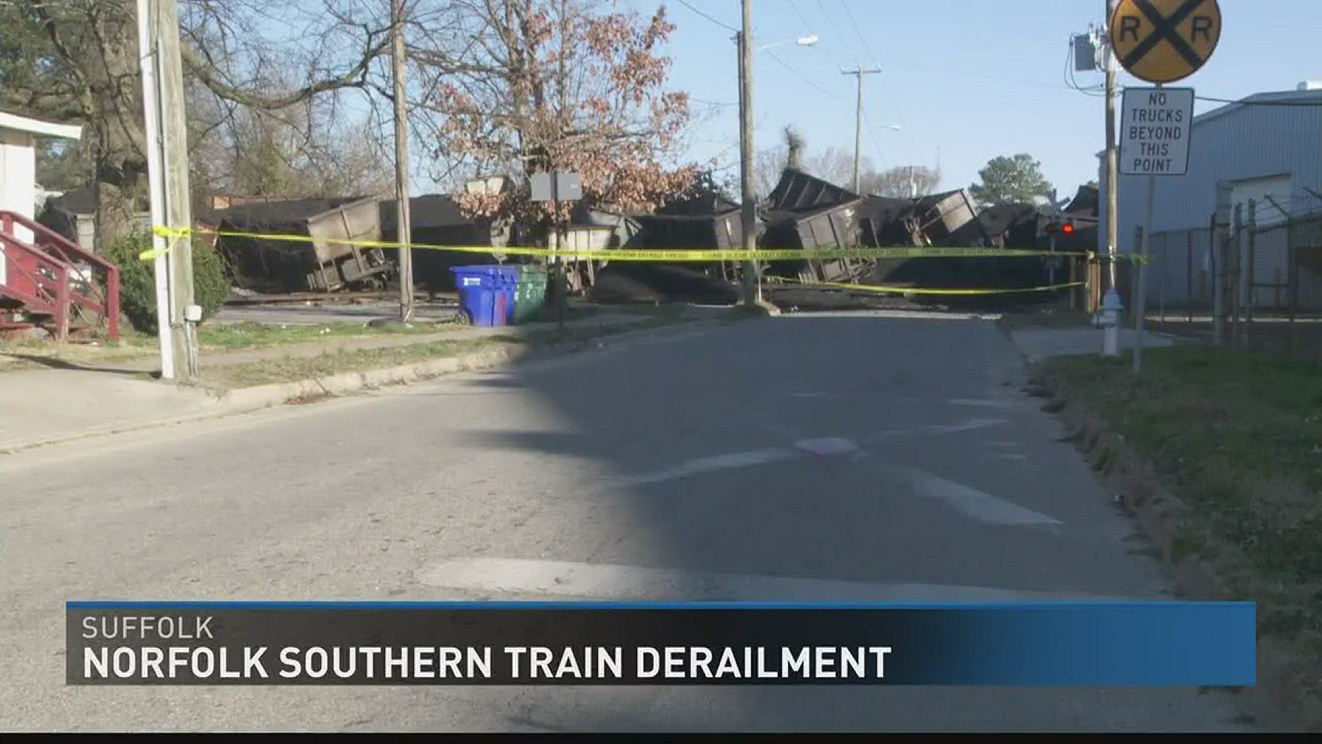 Norfolk Southern train derails in downtown Suffolk | 13newsnow.com