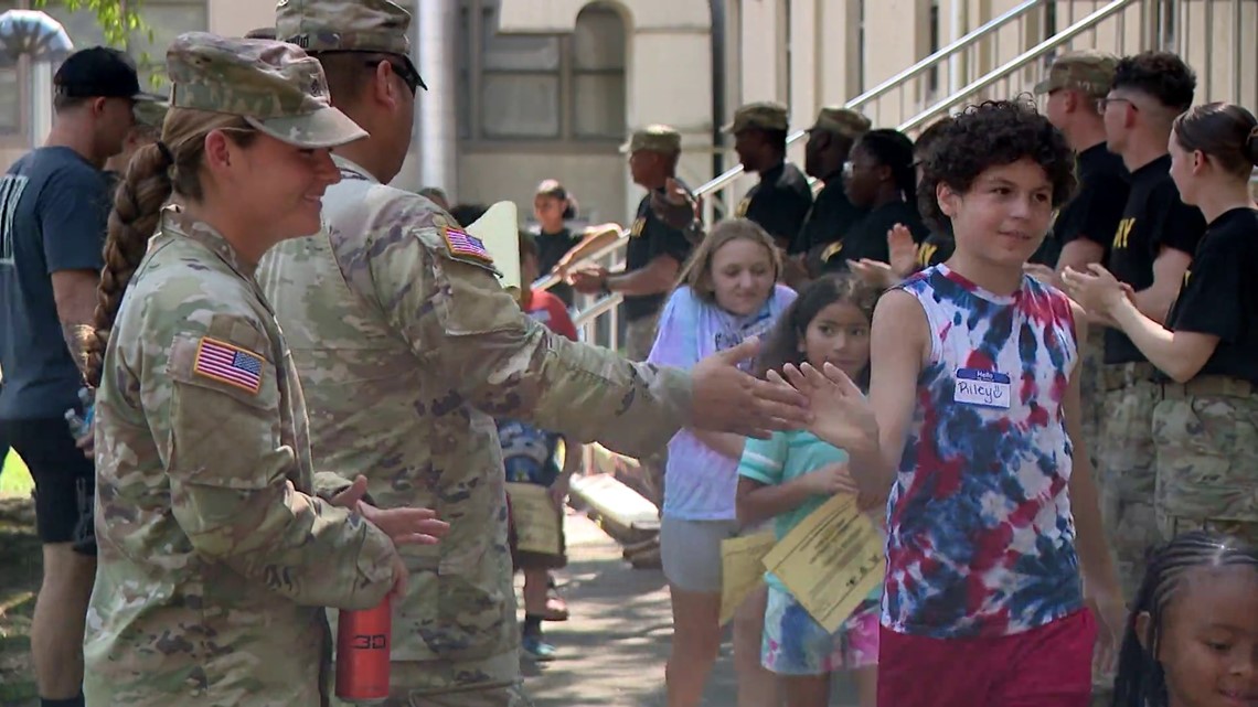 Fort Eustis hosts Kid's Mini Boot Camp | 13newsnow.com