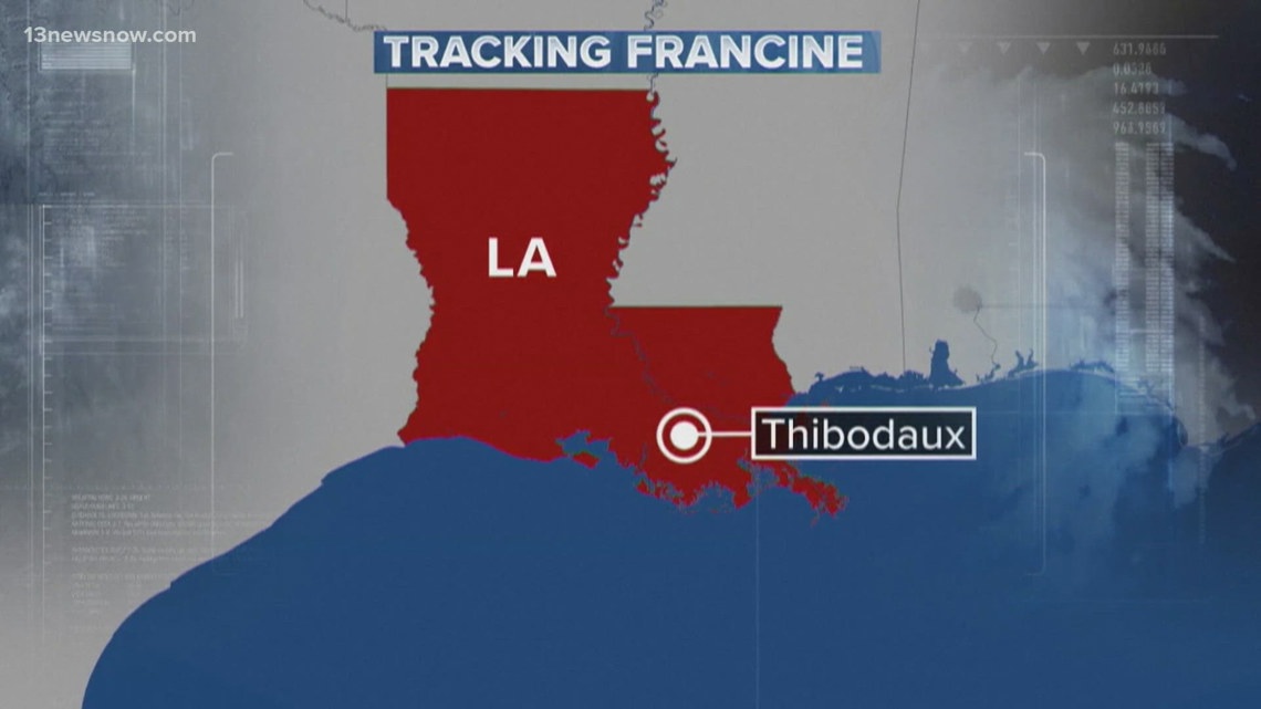 Francine path of destruction in Louisiana | 13newsnow.com