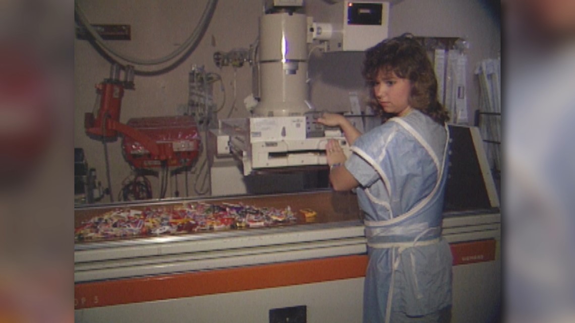 In 1980s, some hospitals offered free x-rays for Halloween candy ...