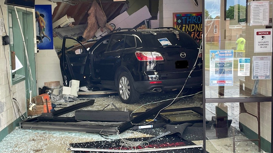 Woman hurt after car crashes into Indian River Community Center ...