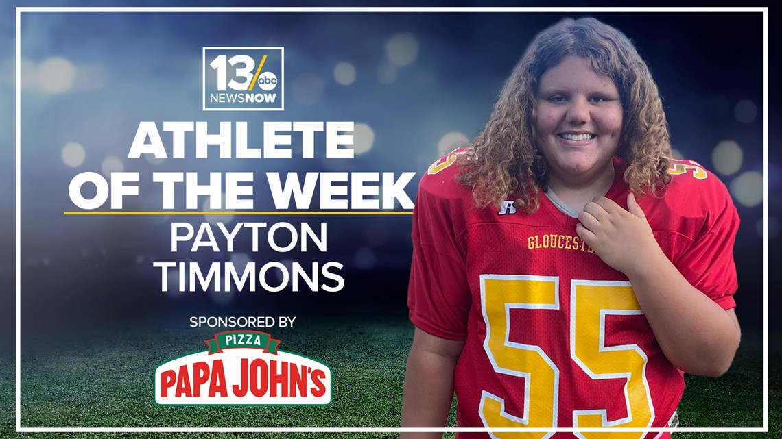 Gloucester's Timmons got her love back for football | 13newsnow.com