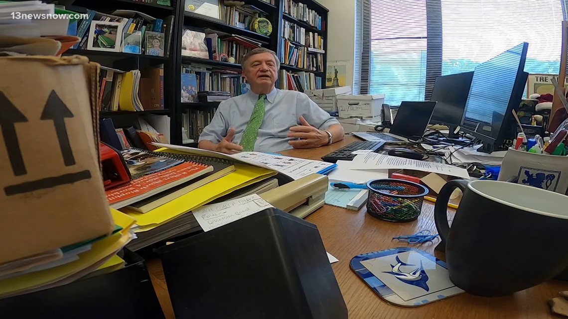 After 55 years, VWU professor celebrates his last first day of teaching ...