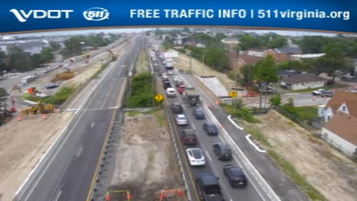 Eastbound I-64 HRBT lanes closed due to crash | 13newsnow.com