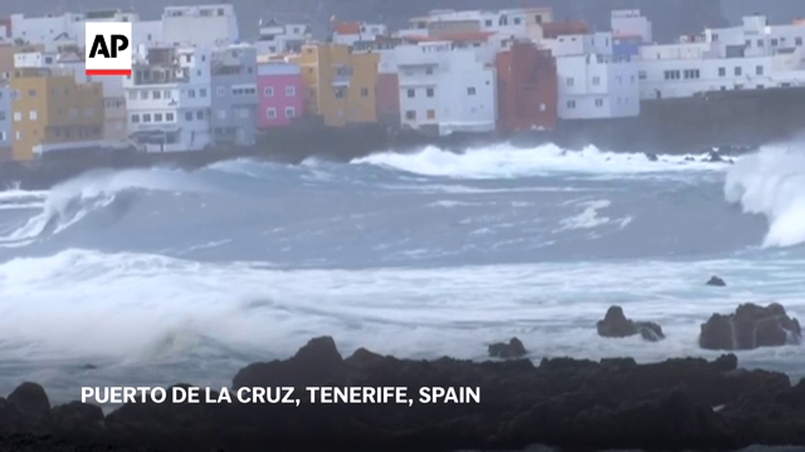 3 dead and 15 injured in tidal surge on Spain's Canary Islands ...