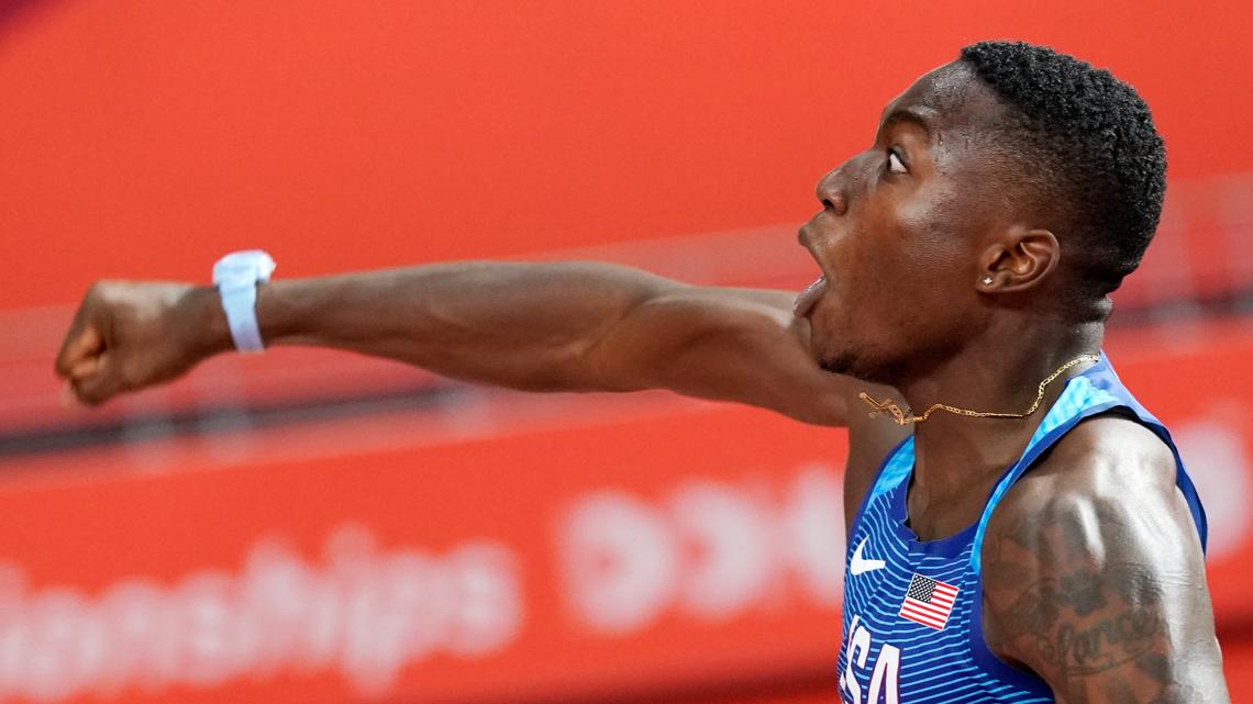 Grant Holloway wins World Title | 13newsnow.com