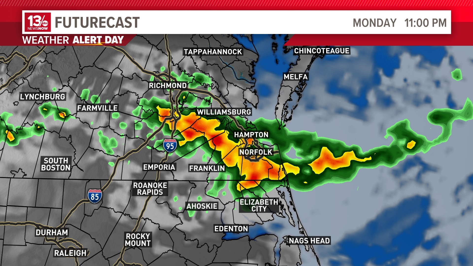 Severe Thunderstorm Watch issued for majority of Virginia | 13newsnow.com