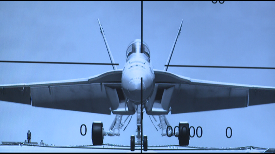 Navy trains pilots to safely land fellow pilots on carriers | 13newsnow.com