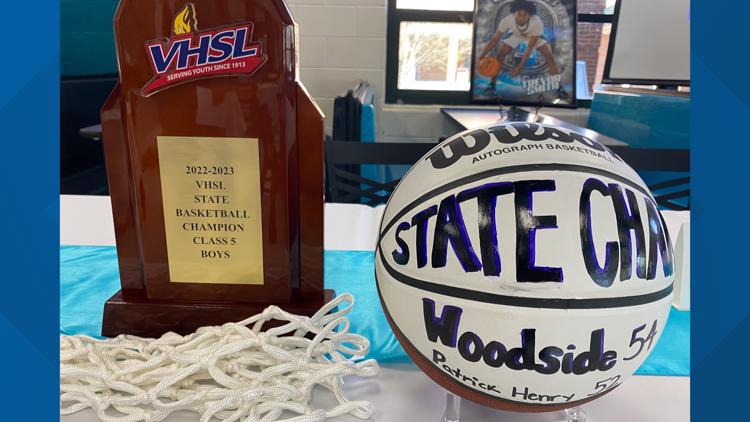 State champs Woodside HS boys basketball team celebrated | 13newsnow.com