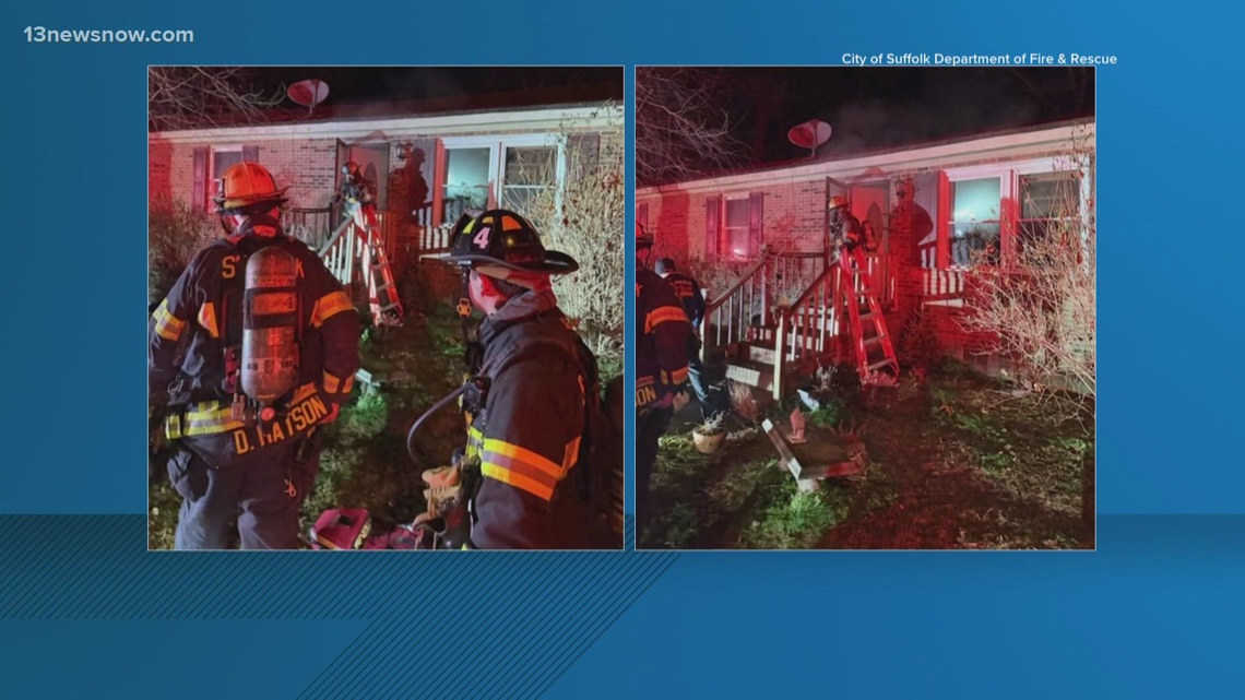 Three adults, one child displaced in Suffolk house fire | 13newsnow.com