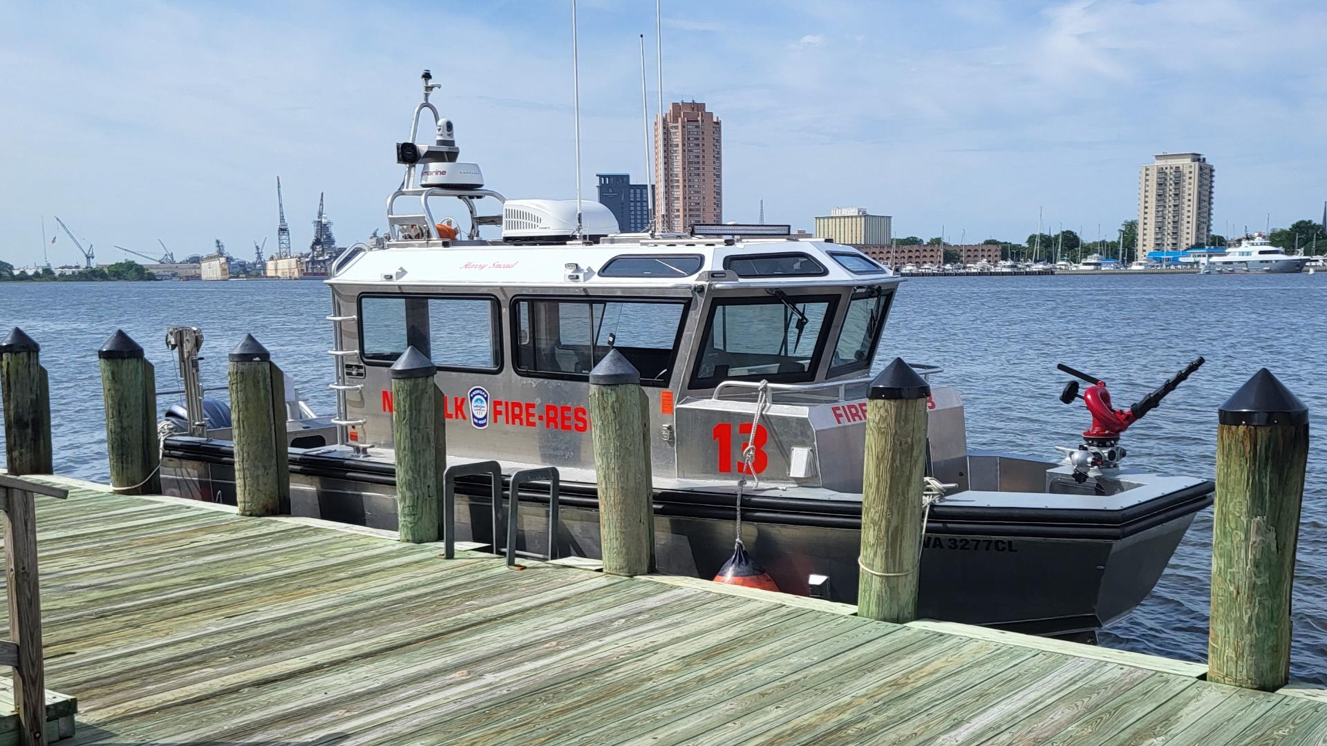 Norfolk Fire-Rescue fireboat honors 1st African American hired ...
