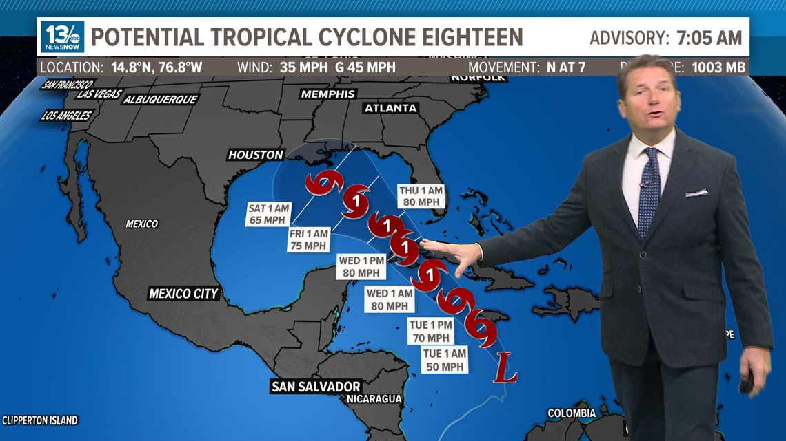 TRACKING THE TROPICS: Potential Tropical Cyclone Eighteen to become ...