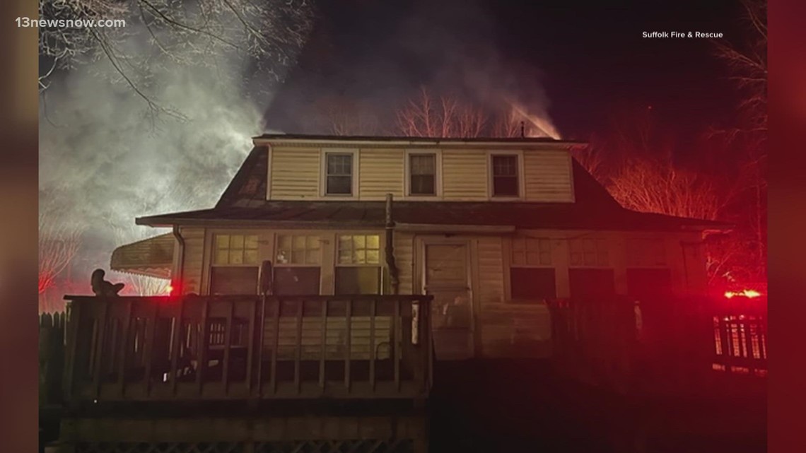 Three displaced after house fire in Suffolk | 13newsnow.com