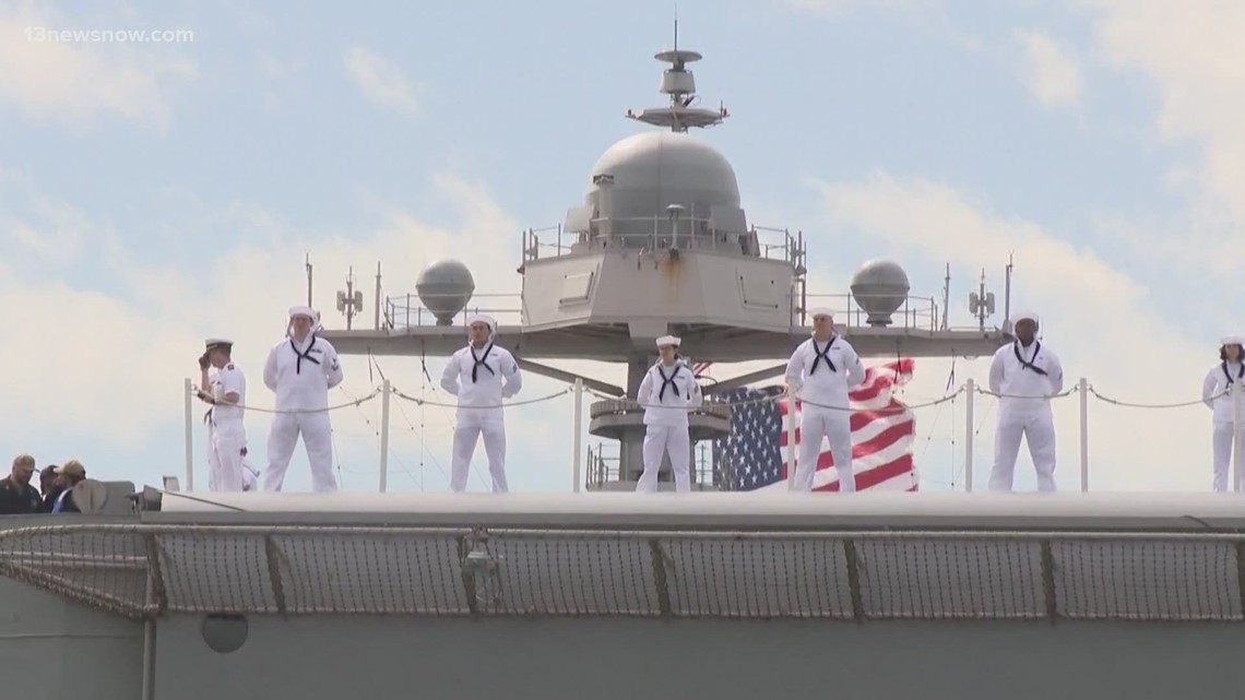 USS Gerald R. Ford Group's deployment passes the 200-day mark, with ...
