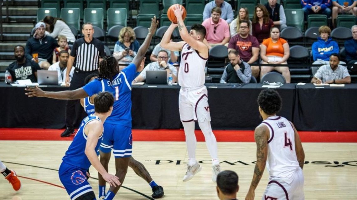 Trio leads Virginia Tech over Boise State 82-75 at ESPN Events ...