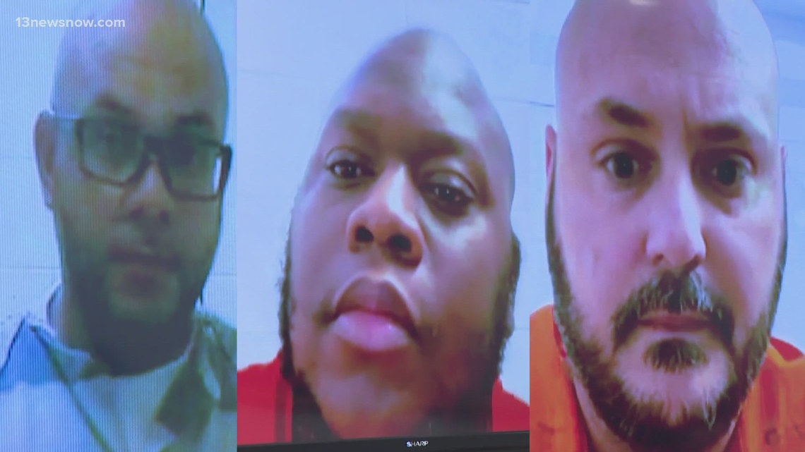 Former Virginia Beach deputies charged in Rolin Hill's death appear in court | 13newsnow.com
