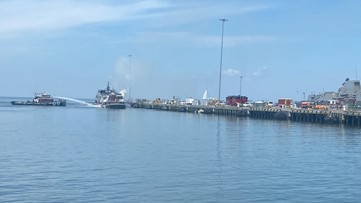 Fire on board the Spirit of Norfolk cruise yacht | 13newsnow.com