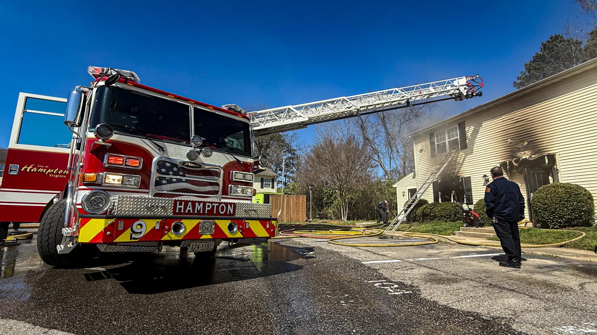 Kitchen fire causes heavy smoke at Hampton apartment | 13newsnow.com