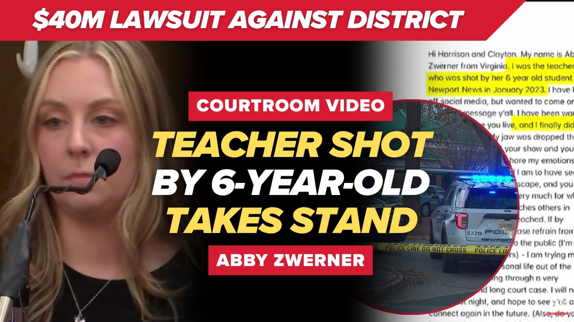 Teacher shot by 6-year-old: School cites Abby Zwerner’s interviews ...
