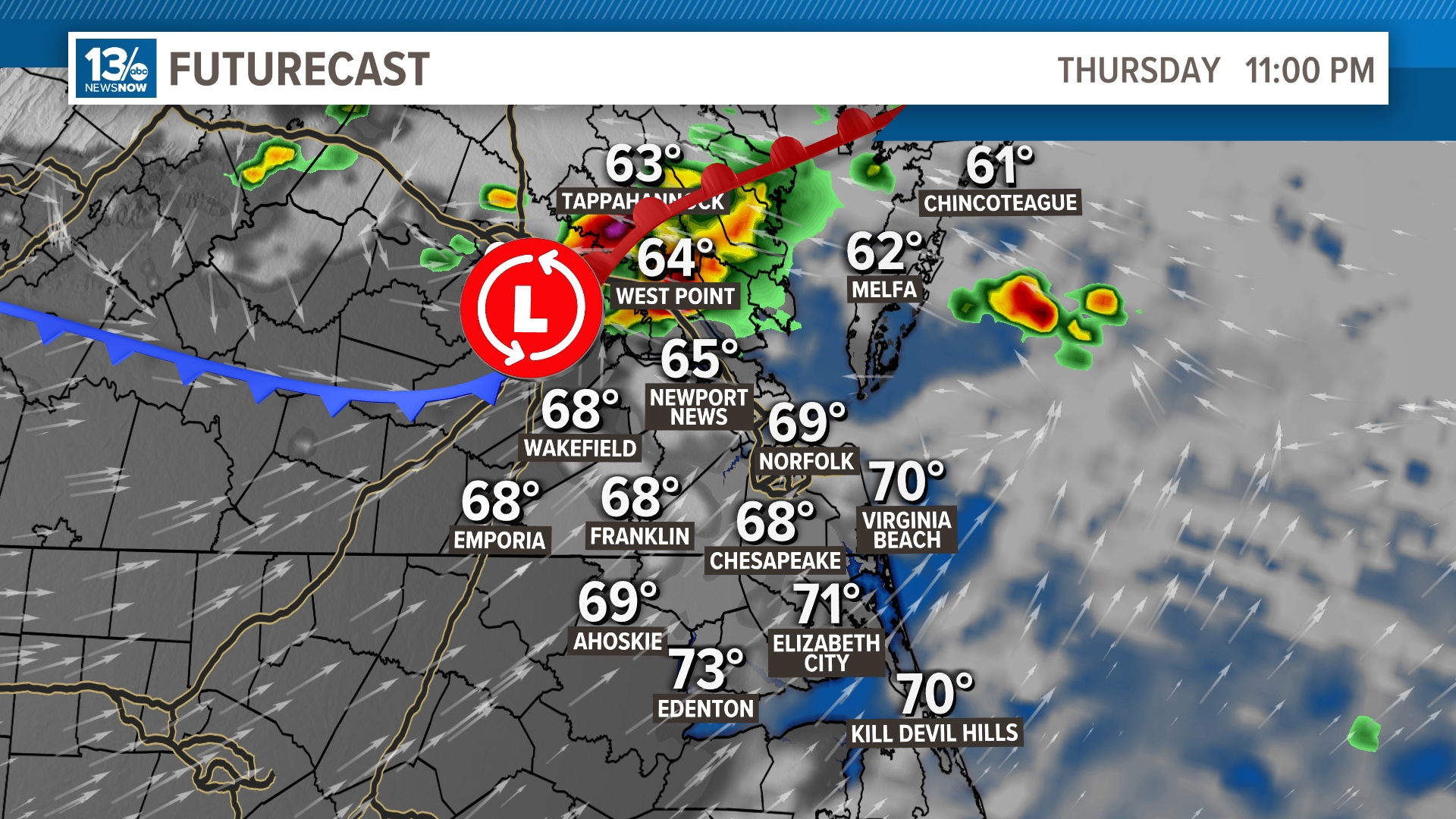 Coastal Virginia under risk of severe thunderstorms Thursday ...