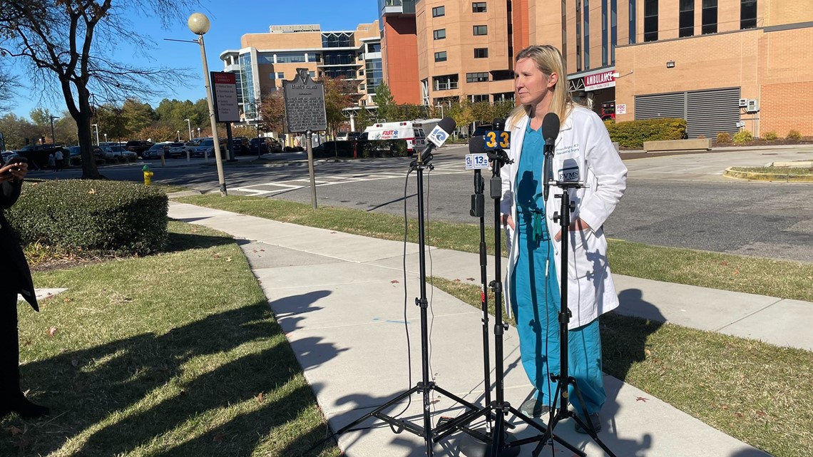 Sentara doctors and nurses speak about Walmart shooting response ...
